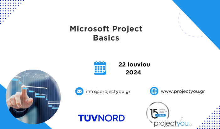 Microsoft Project Basics - Ιουν. 2024 - Projectyou